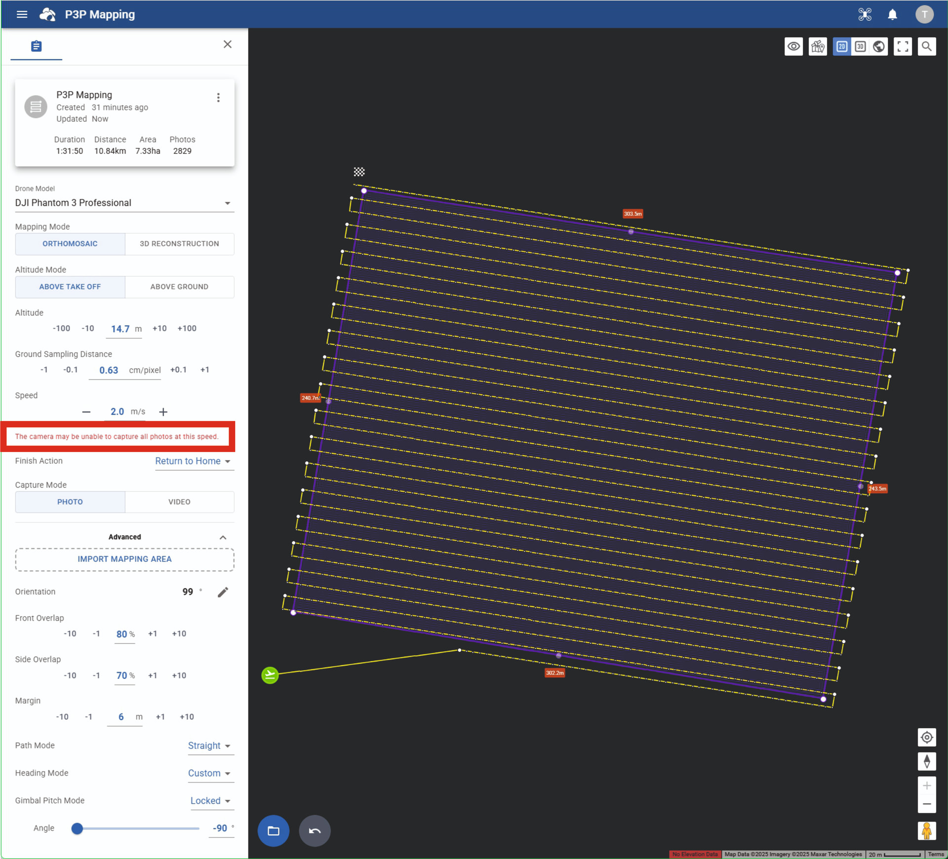 Area Mapping with Phantom 3 Professional - Help - Litchi Forum